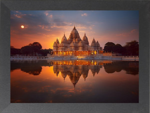 DECORPRINT DESIGN Ram mandir / ram mandir A4 FRAME / Ram ji ayodhya ...