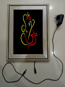ANSHUL INTERNET , GANESH JI , SIZE 11.5 *15.5 INCH LED PHOTO FRAME ...