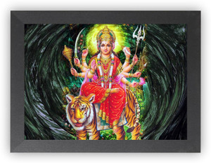 DECORPRINT DESIGN Durga Maa Nav Roop Photo Frame,Durga Maa Photo Frame ...