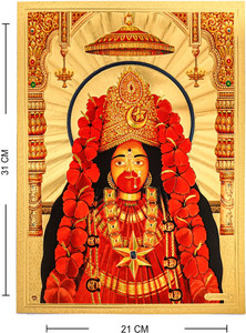 HAWAI Gold Foil Embossed Maa Tara Photo Only ( 13.5x 10 inch ...