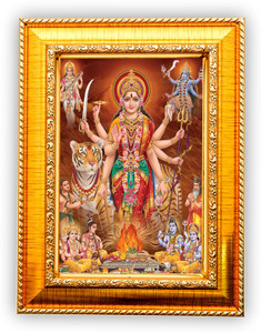 Nuoshopping Durga Maa Nav Roop Photo Frame,Durga Maa Photo Frame ,Durga ...