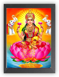 US COLLECTION Lakshmi mata / Laxmi Photo Frame for Wall Hanging and ...