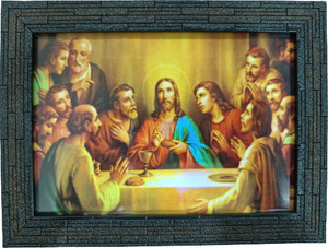 CSW Catholic frames The Last Supper Digital Art 7 * 5 inch photo frame ...