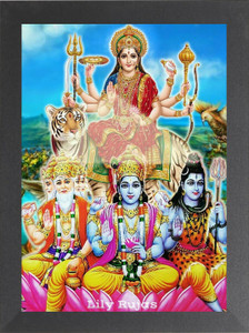 DECORPRINT DESIGN Durga Maa Nav Roop Photo Frame,Durga Maa Photo Frame ...