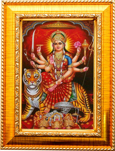 DECORPRINT DESIGN Durga Maa Nav Roop Photo Frame,Durga Maa Photo Frame ...