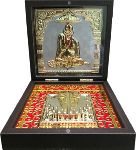 ARTSMINE Gold Plated Swami Samarth Pooja Box For Pooja Room & Gift ...