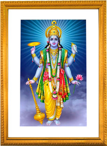 The Vip Visanu Ji Photo Frame Religious Frame Price in India - Buy The ...