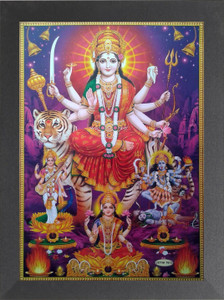 Nuoshopping Durga Maa Nav Roop Photo Frame,Durga Maa Photo Frame ,Durga ...