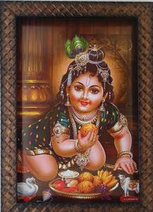 VGS MARKETINGS Lord Sri Shri Krishna Religious Frame Price in India ...