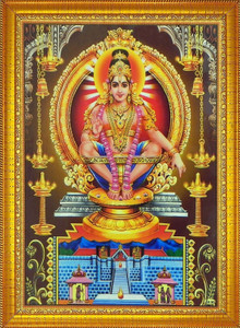 Stuthi Arts Lord Ayyappa swamy photo frame Religious Frame Price in ...