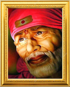 NDFRAME Sai baba photo Gold frame Religious Frame Price in India - Buy ...