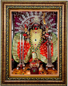 Hitech Hitech Goddess Shri Maha Kali Maa Blessing Painting Photo Frame ...