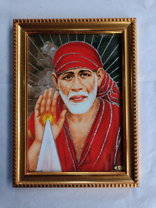 LAXMI STORE Sai Baba Photo Frame Religious Frame Price in India - Buy ...