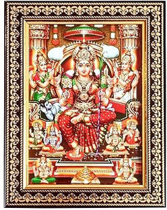 POOJA GHAR Devi Lalitha Devi Religious Frame Price in India - Buy POOJA ...