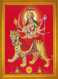 FRIZZY ARTS Durga Maa | Ambe Maa Religious Frame Price in India - Buy ...