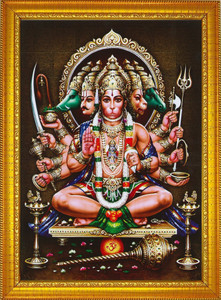 FRIZZY ARTS Hanuman ji Religious Frame Price in India - Buy FRIZZY ARTS ...
