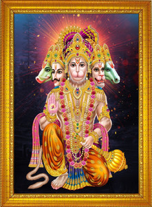 FRIZZY ARTS Hanuman ji Religious Frame Price in India - Buy FRIZZY ARTS ...