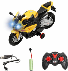 star impex Plastic 1:20 Scale Remote Control Bike, 360 Degree Rotating ...