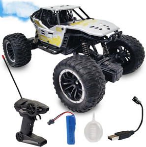 KIDDOZ KREATIONS Remote Control Rock Crawler Water Mist Spray High ...