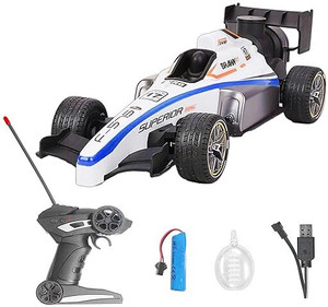 Tinywonders F1 Speed Remote Control RC Car with Smoke Spray Scale 1:14 ...