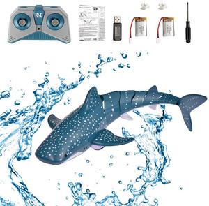 WiseWalker Remote Control Shark Toy 1:18 Scale 2.4G High Simulation ...