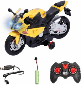 IndusBay Rechargeable Remote control RC Super Sports MotorCycle 2 ...