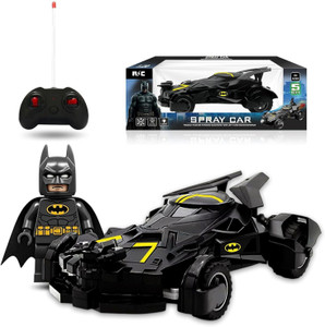 PLAY NOVATION Batman RC Car with Spray Toys for Kids, High Speed RC ...