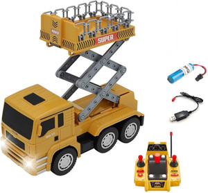 IndusBay Big Size Fully Functional Rechargeable RC Lift Truck Fire ...