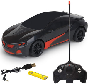 CADDLE & TOES Remote Control Toy Car Electric Chargeable 3D Lightning ...