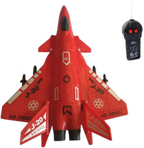 IndusBay 2 Channel Remote Control RC Army Fighter Jet Airbus Military ...