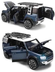 Budetto Remote Controlled Car Off-Road Defender with Lights Durable 4x4 ...