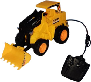 pollim 6805 Remote Control JCB Toy Deluxe Crane Truck Toys for Kids ...