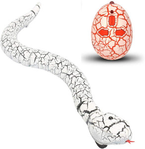Kiditos 16 Inch Realistic Remote Control Snake Toy Egg-Shaped Infrared ...