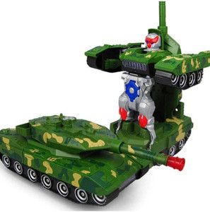 AVT-HOT Toy with Light, Music and Bump Function (Tank Robot) for ...