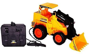 august Remote Control Jcb Bulldozer Toys For Kids, Yellow - Remote ...