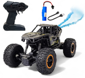 FANSEEKART Remote Control Metal Car for Kids with Mist Smoke Monster ...