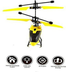 Tenmar Remote Control Helicopter with Infrared Sensor 3D Flashing Light ...