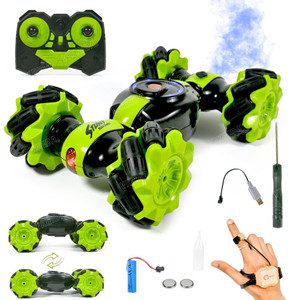 zhirk Rc Stunt Car Double Sided Rotating Off Road 2.4Ghz with with ...