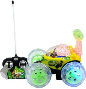 TOYACHI Rechargeable Remote Control 360 Degree Rotating Stunt Car for ...