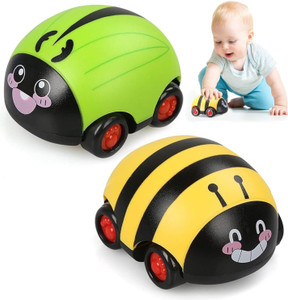 ZUNBELLA Cute Colorful Animal Friction Powered Push & Go Toy Car For ...