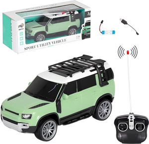 Gomzy High-Speed Off-Road Rc Car Defender with Light Up Remote Control ...