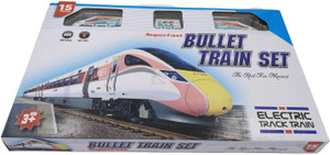 Toyboy Superhero Electric Track SuperFast Bullet Train Set - Superhero ...