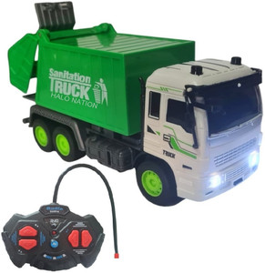 HALO NATION Remote Control Garbage Truck Dumper Truck RC Dump Truck 6 ...