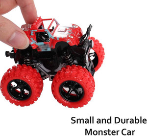 Poktum Mini Truck Cars Push and Go Toy Trucks Friction Powered Cars ...