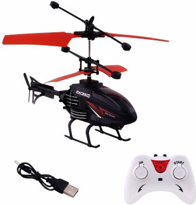 PEEHU Black Sturdy Indoor Helicopter for Kids - Only Up Down Controls ...