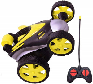 Toodles Mini Rc Stunt Car Rotating Wheel Vehicle Remote Control Toy for ...
