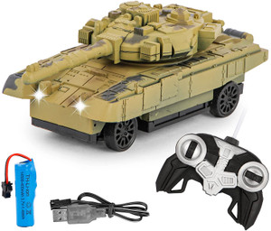 Nexteesh T90 Remote Control Army Battle Tank 360 Rotating Turret with ...