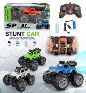 Toysry RC Smart Spray Car with Smoke Feature, 4x4 High Speed Remote ...