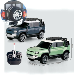 kiroq Remote Control Defender 1:16 Scale Model Land Rover Rechargeable ...