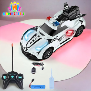 Kiddie Castle 1:20 RC Racing Car Can Spray with Light Remote Control ...